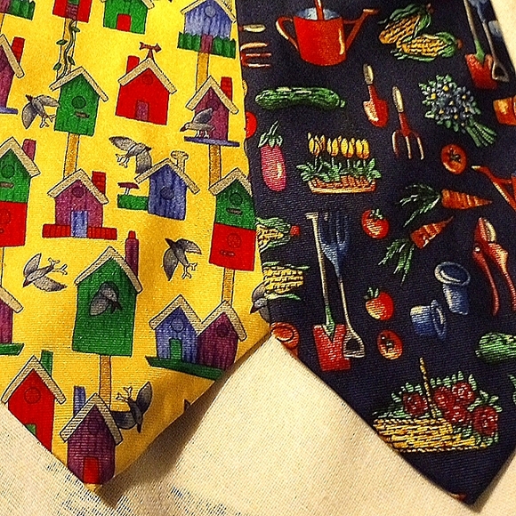 Save The Children | Accessories | Bird Garden Neckties 0 Percent Silk ...